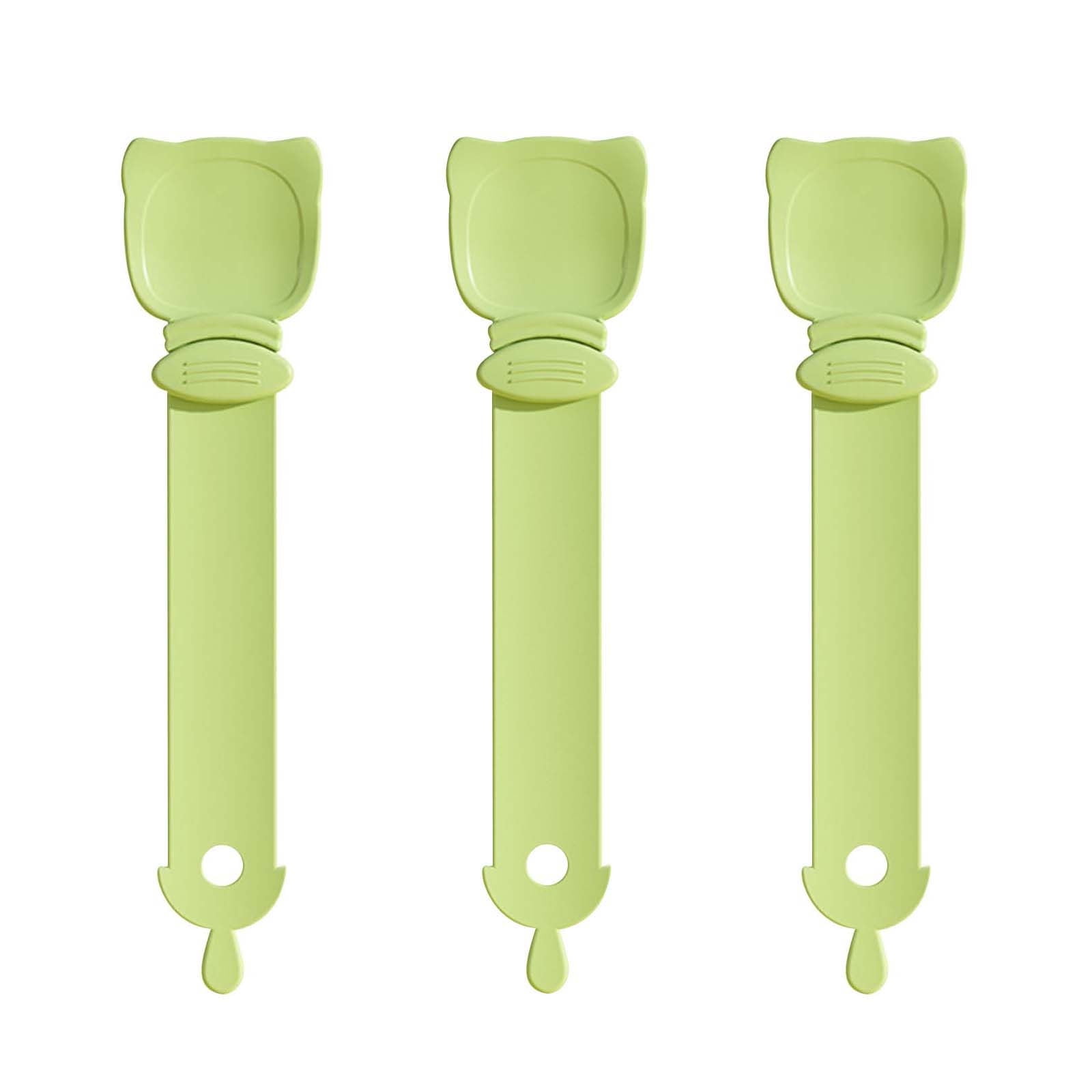 3 Pcs Cat Food Squeeze Spoon Feeder — Hygienic Dispensing Tool for Wet ...
