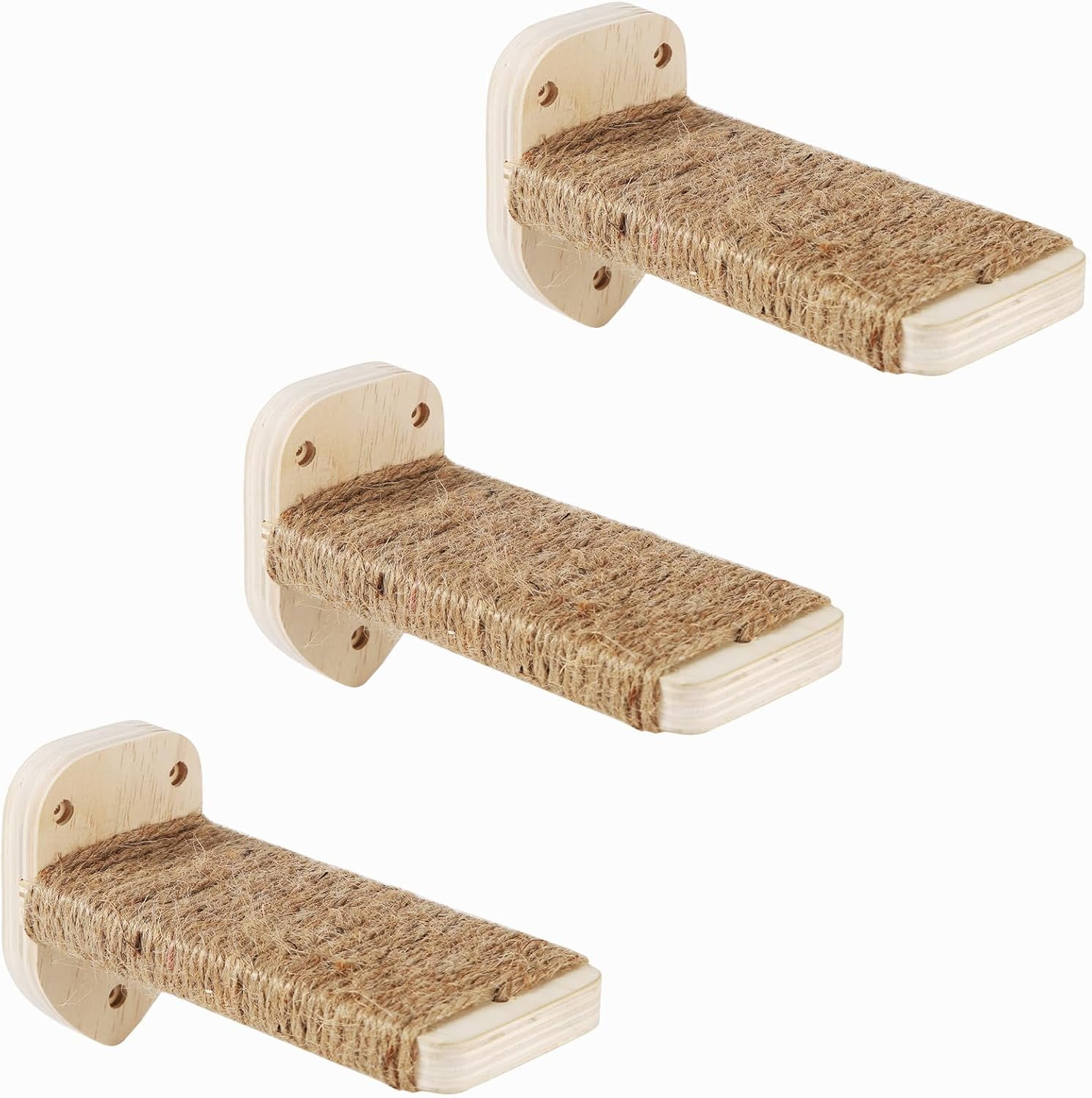3 Pcs Cat Wall Steps, Cat Shelves and Perches for Wall, Wall-Mounted ...