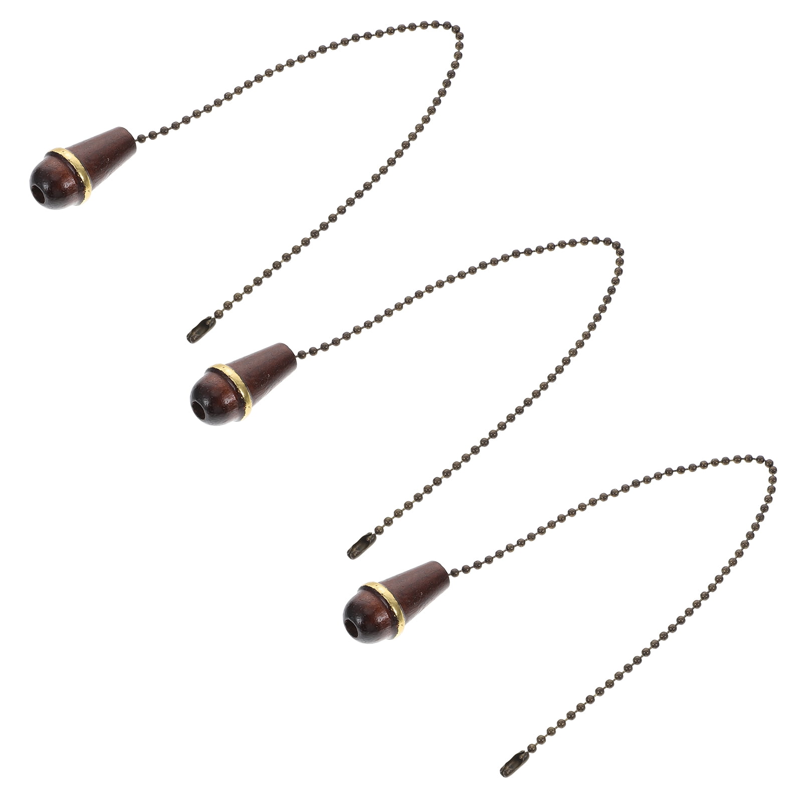 3 Pcs Ceiling Fan Lighting Zipper Portable Pull Cord Extensions ...