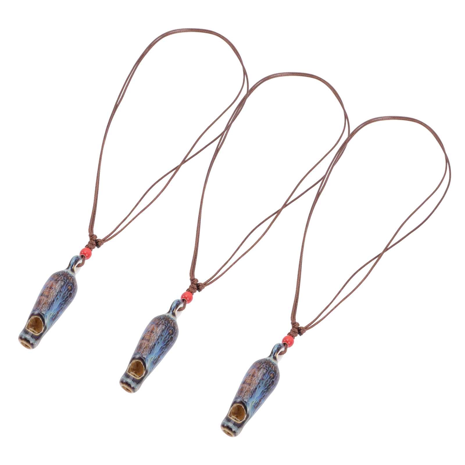 3 Pcs Ceramic Whistle Train Toy Retro Toys Tone Whistles Safety Kids ...