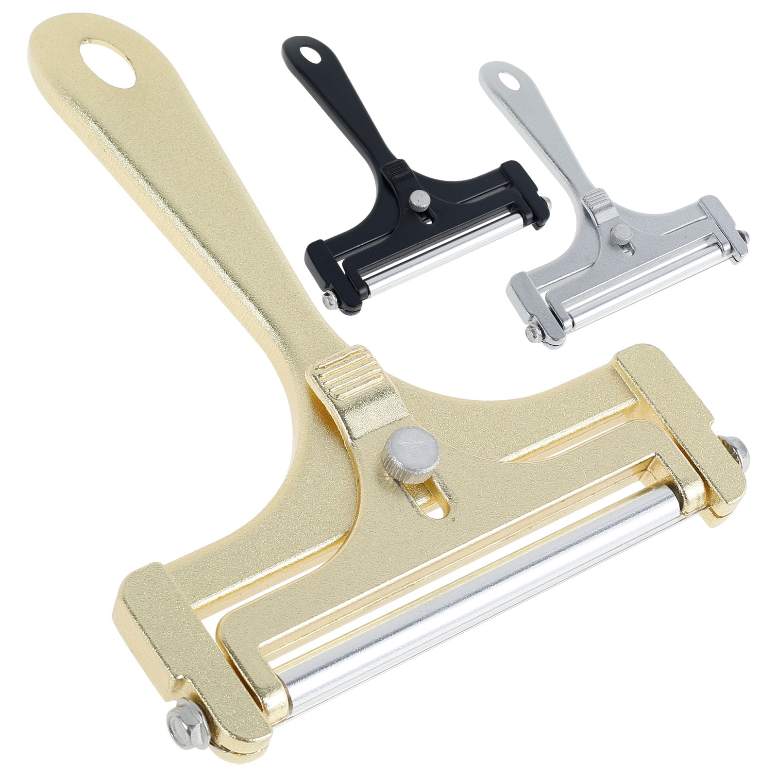3 Pcs Cheese Slicer With Adjustable Thickness - Stainless Steel Cheese ...