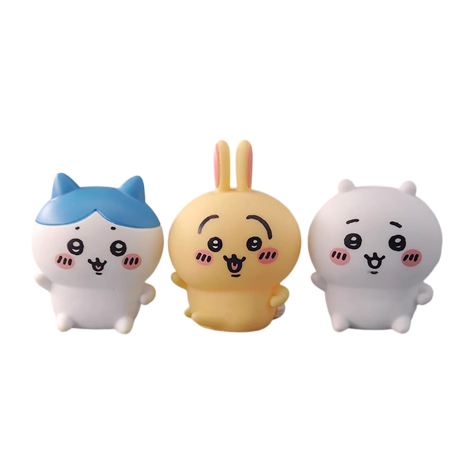 3 Pcs Chickawa Toy Set,Chiikawa Chikawa Action Figure Animal Toys,Game ...