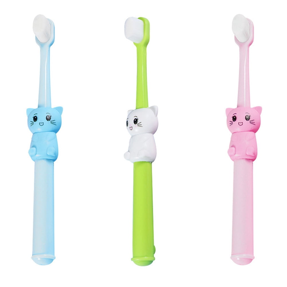 3 Pcs Children's Soft Bristle Toothbrush Toothbrushes for Cartoon ...