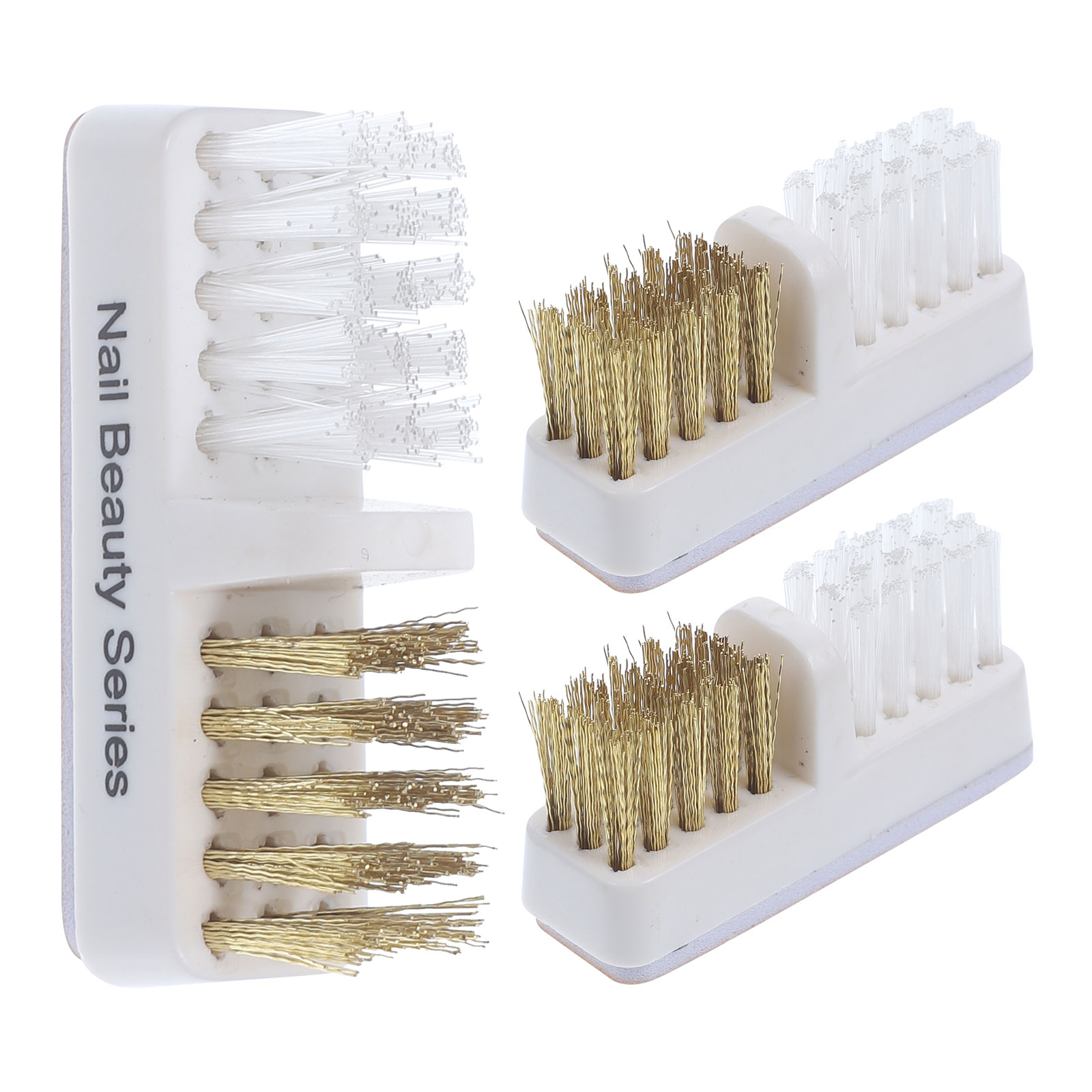 3Pcs Nail Drill Bits Copper Wire Brush Cleaner for Nail Drill Bits ...