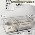 3 Pcs Clear Plastic Storage Bins with Lids, Stackable Organizer Boxes ...