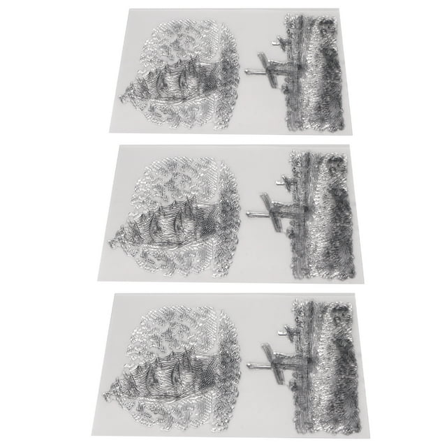 3 Pcs Clear Stamp Unique Design Recyclable Simple Operation Transparent ...