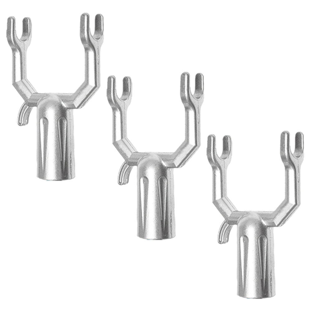 KAKOWELY Clothes Rail Fork 3Pcs 9.8x6.0x2.0in Fork Shape Clothes ...