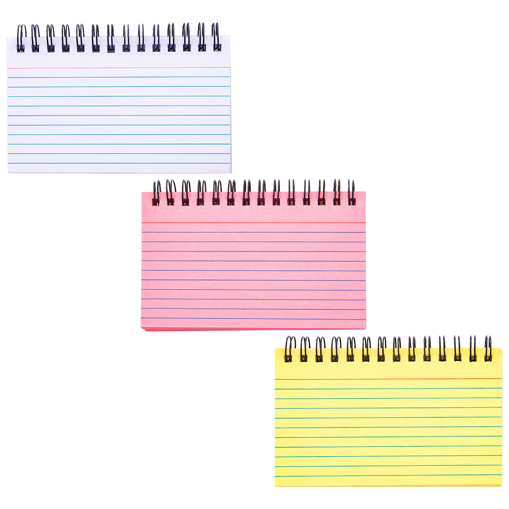 3 Pcs Coil Horizontal Line Book The Notebook Writing Pads Work ...