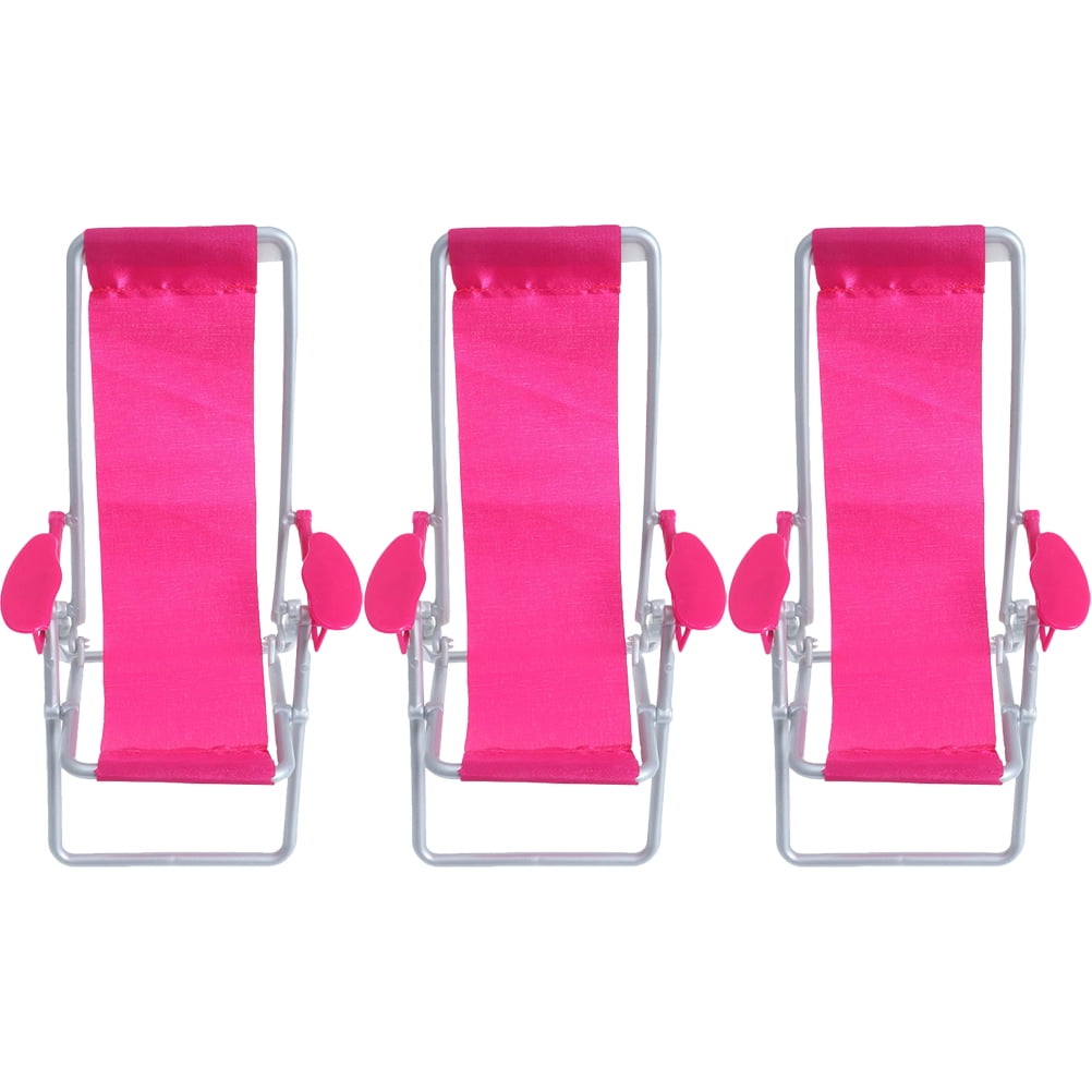 Mini Steel Outdoor Folding Chair, Rosy (Set of 3) - Walmart.com