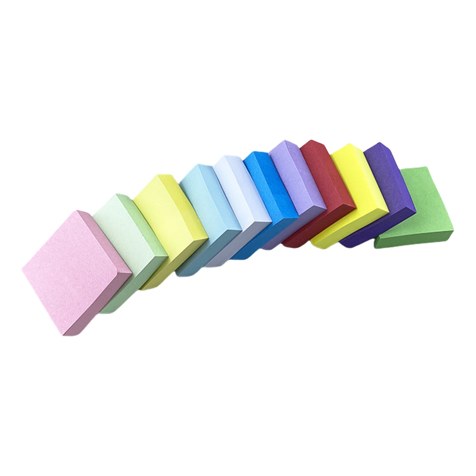 3 Pcs Colorful Self-Adhesive Notes Mini Sticky Notes for Office ...