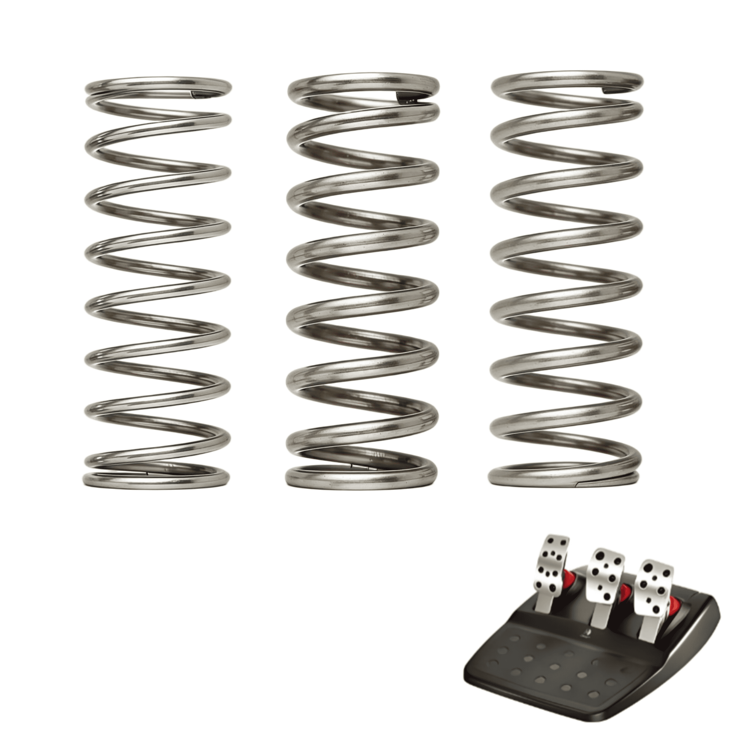 3 Pcs Complete Pedal Return Spring Upgrade Kit Mod for Logitech G25 G27 ...