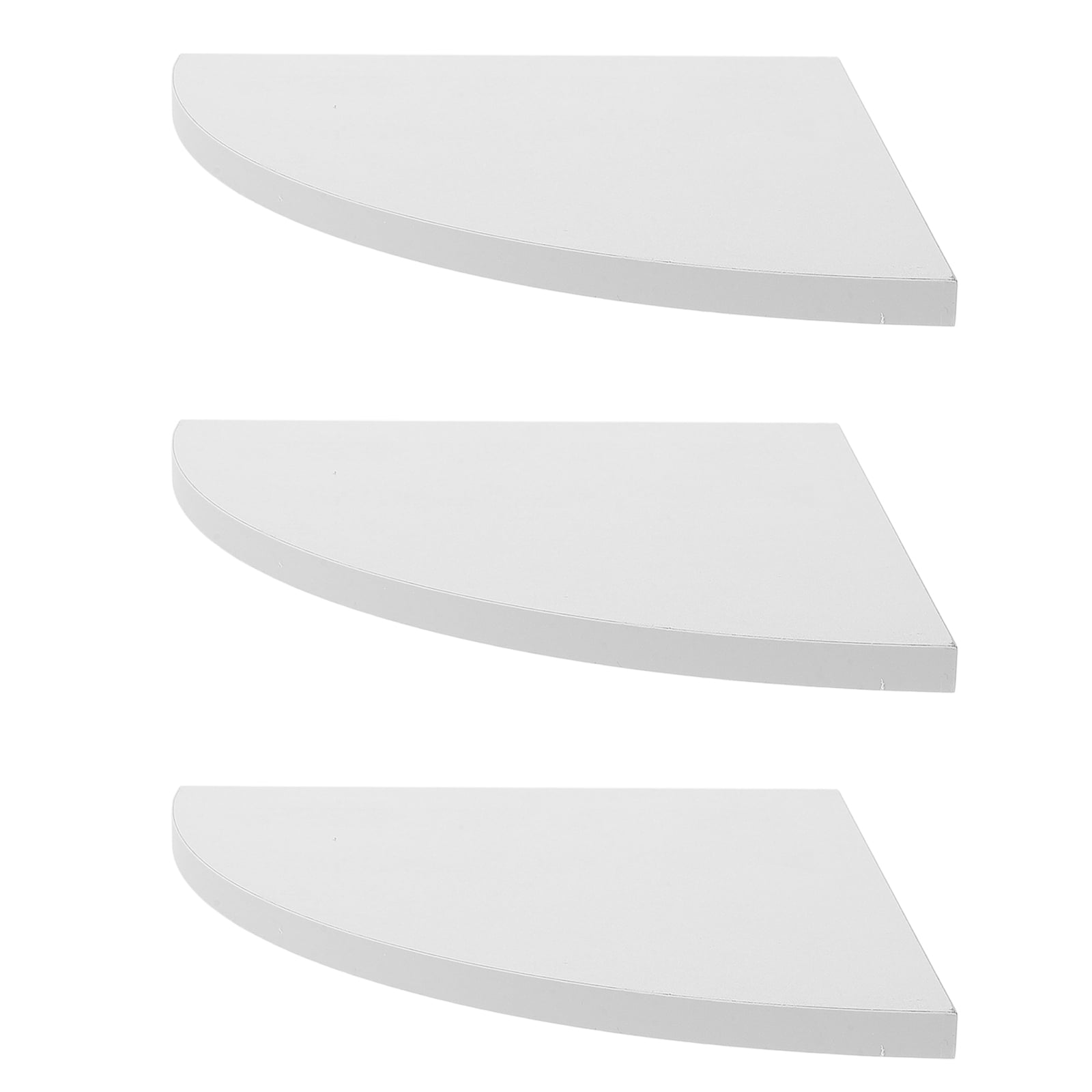 3 Pcs Corner Shelf Wall Mounted Shelves Corner Mounting Shelf Home ...