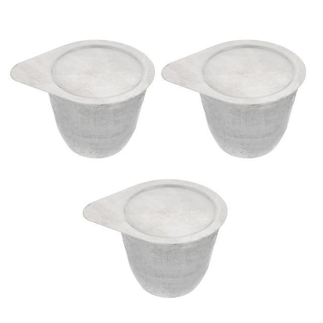3 Pcs Covered Iron Crucible Melting Crucible Tool Crucible Bowl ...