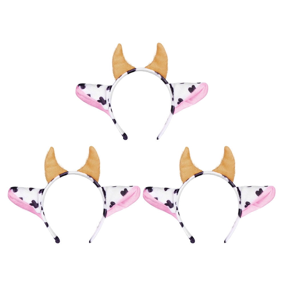 3 Pcs Cow Horn Headband Cute Headbands Baby Child - Walmart.com