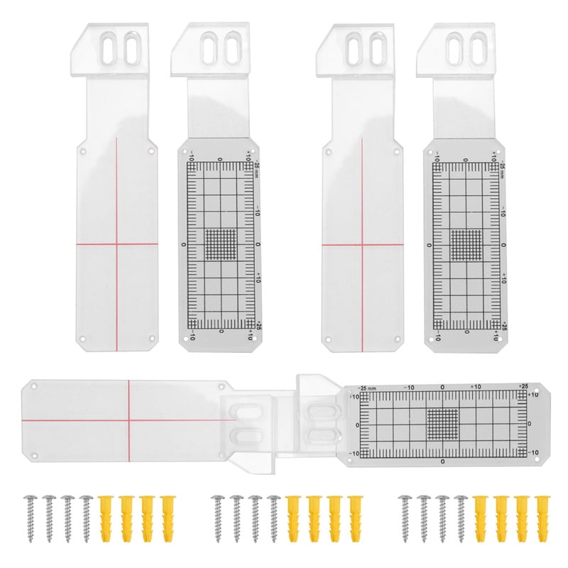 3 Pcs Crack Monitoring Record, Acrylic Corner Tell-Tale Monitor,Tell ...