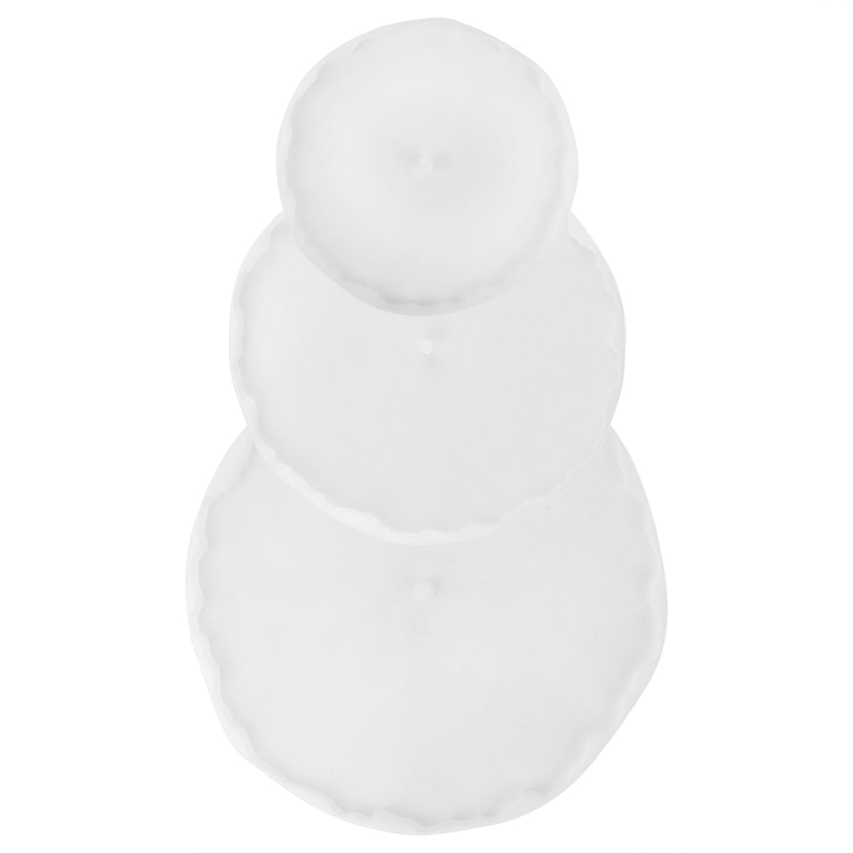 3 Pcs Creative DIY Silicone Mold Crystal Glue Tableware Mold for Home ...