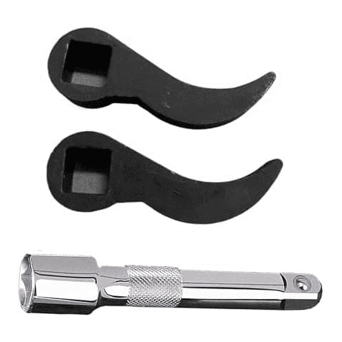 3 Pcs Crowbar Adapter-Head Tool,Pry Bar Wrench Adaptor-Head Fits 1 ...