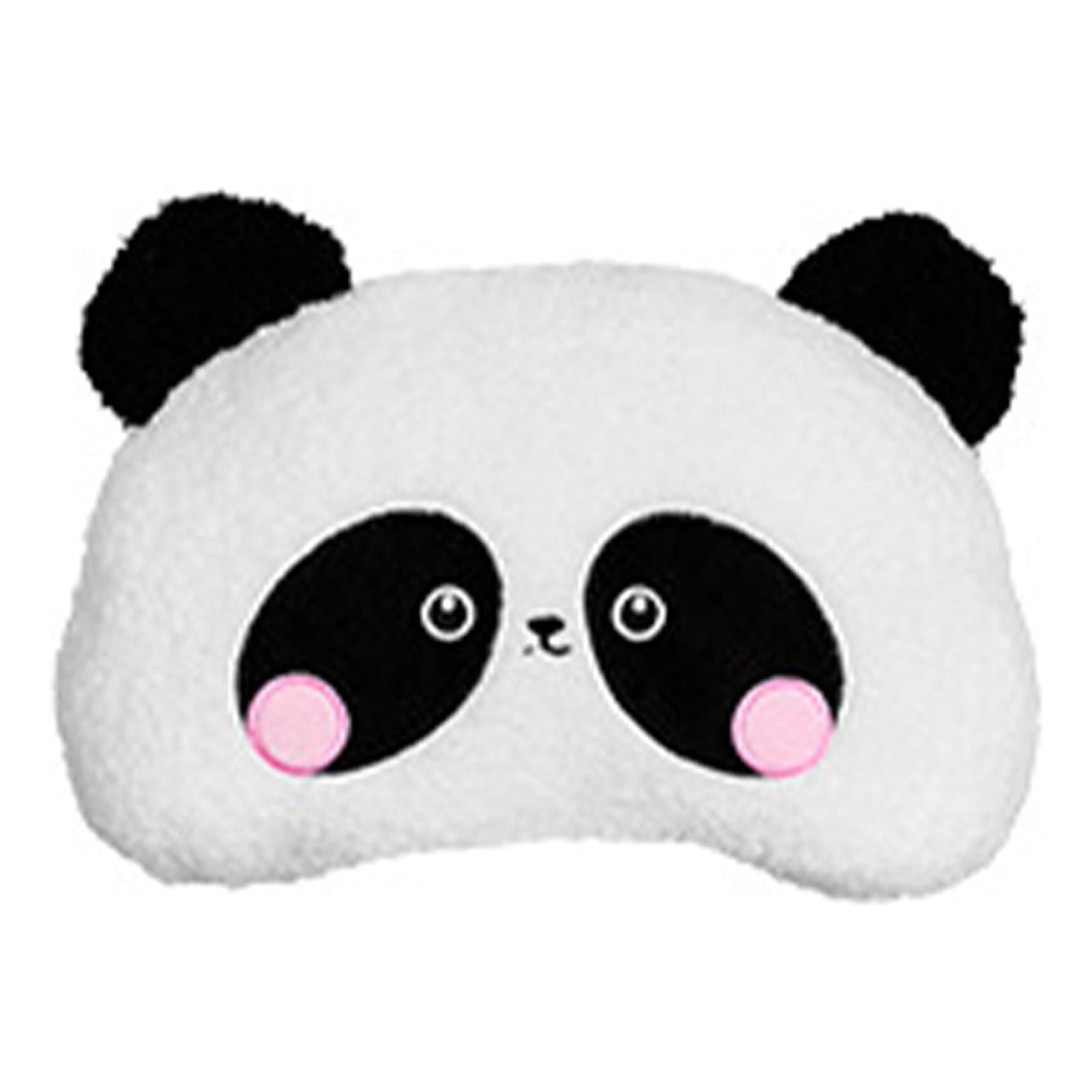 3 Pcs Cute Pandas Car Headrest Pillow - Cotton Linen Neck Support for ...