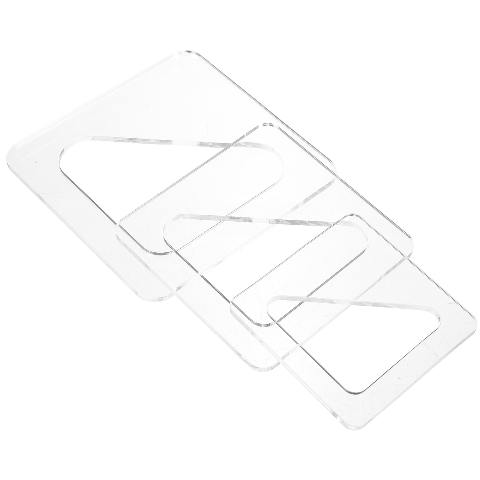 ifundom 3-Piece Triangle Cutting Board Template Set Acrylic Kitchen ...