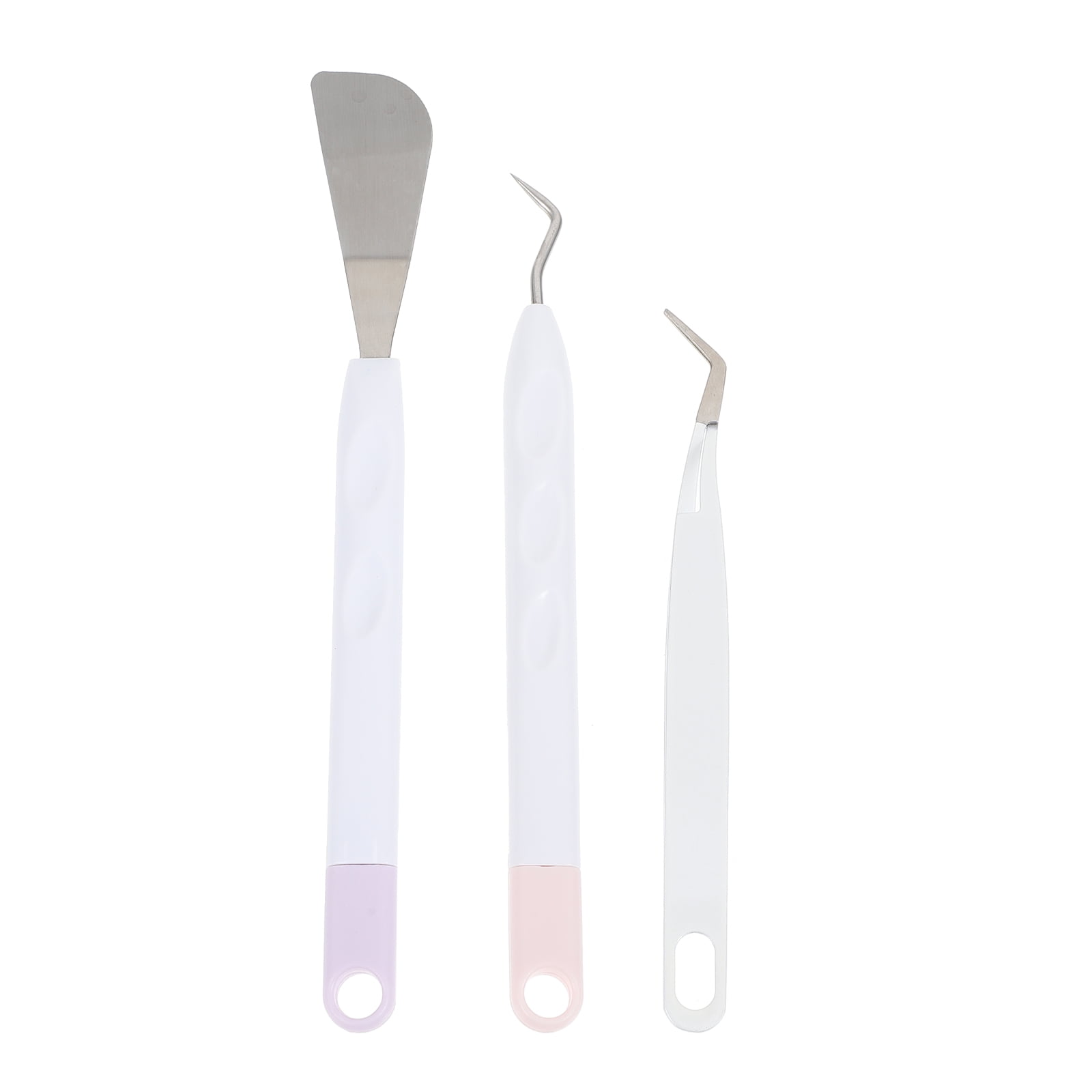 3 Piece Stainless Steel and Plastic Craft Weeding Tool Kit for DIY Use ...