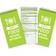 3 Pcs Daily Food Journal 4'' x 8'' Calorie Counter Book Notebook 70 ...