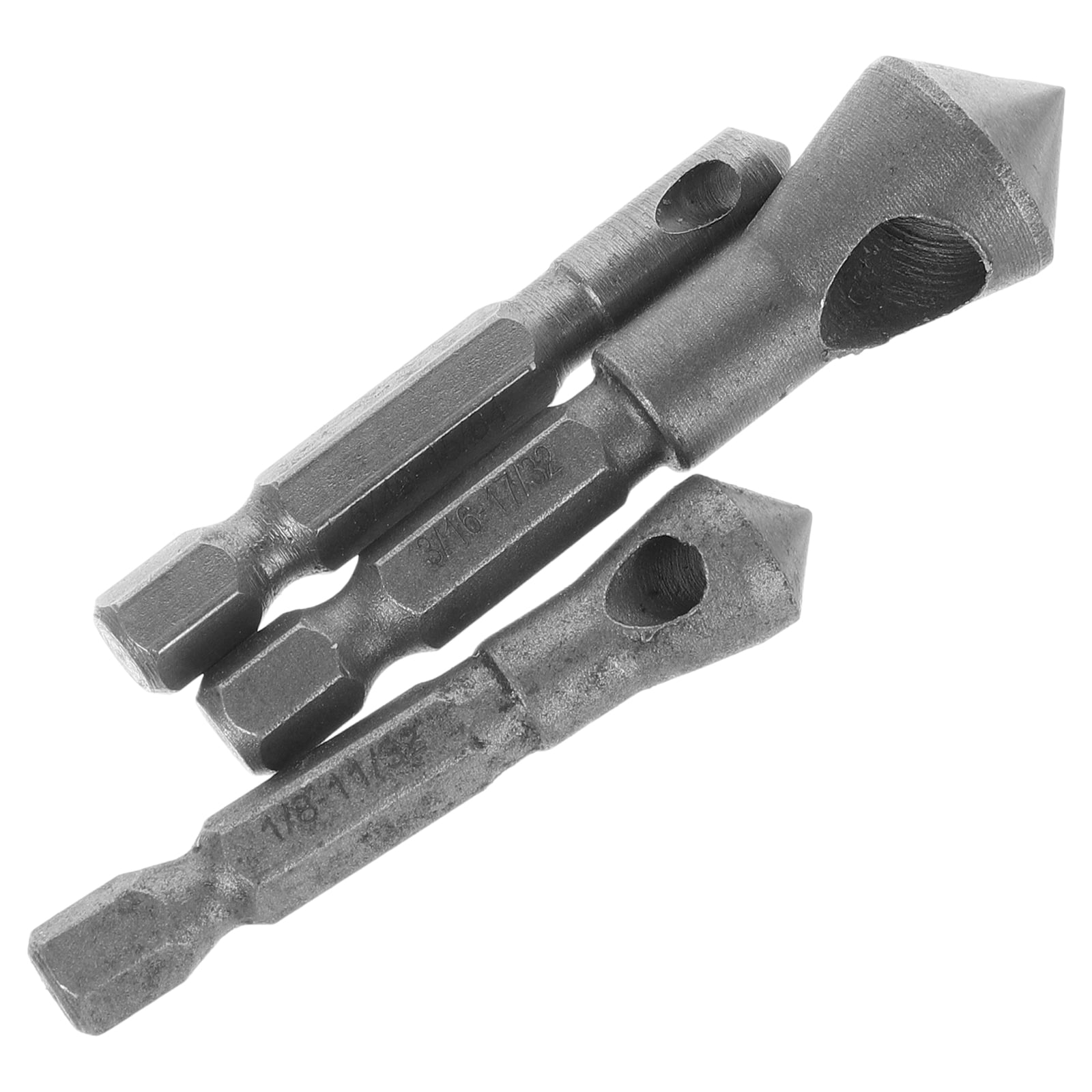 3 Pcs Deburring Tool Countersink Bit Hole Opener Drills Deburring ...