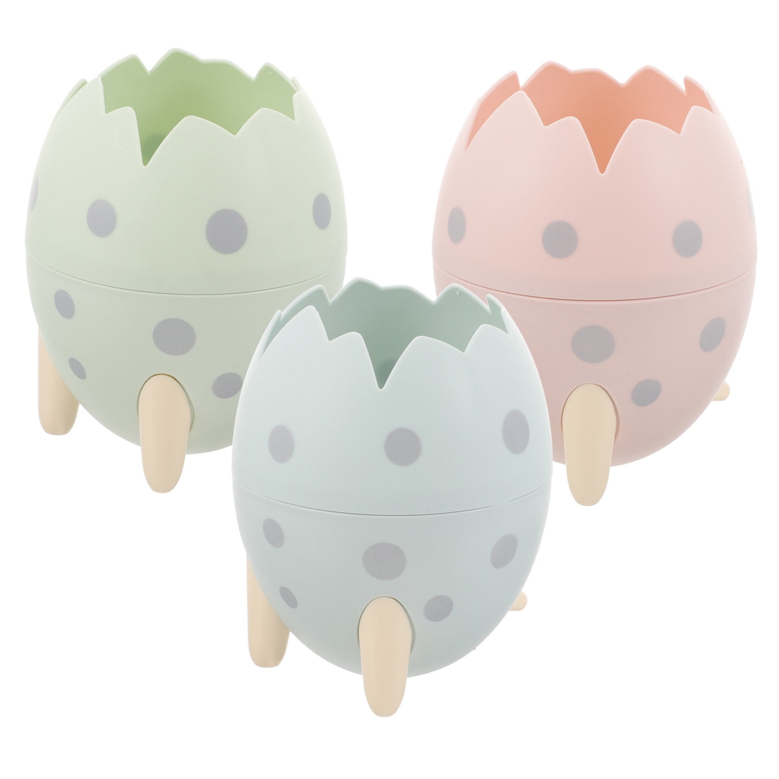 Raindrops Dinosaur Egg Shaped Desk Stationery Holder with Large ...