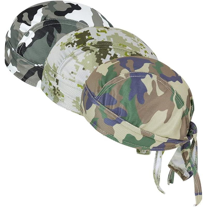 3 Pcs Do Rags for Men Skull Cap Bandana Hat Breathable Helmet Linner ...