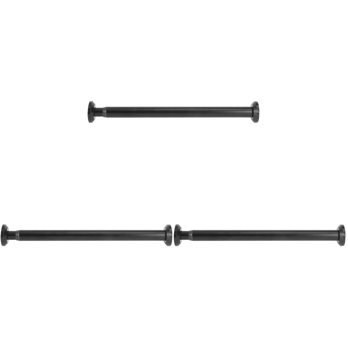 3 Pcs Door Bolt Telescopic Rod Small Space Clothes Rack Flexible Hanger ...