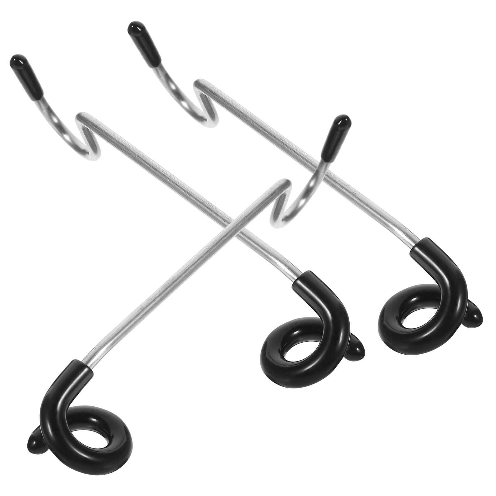 3 Pcs Double Platform Camping Light Pole Hook Smooth Surface Hooks ...