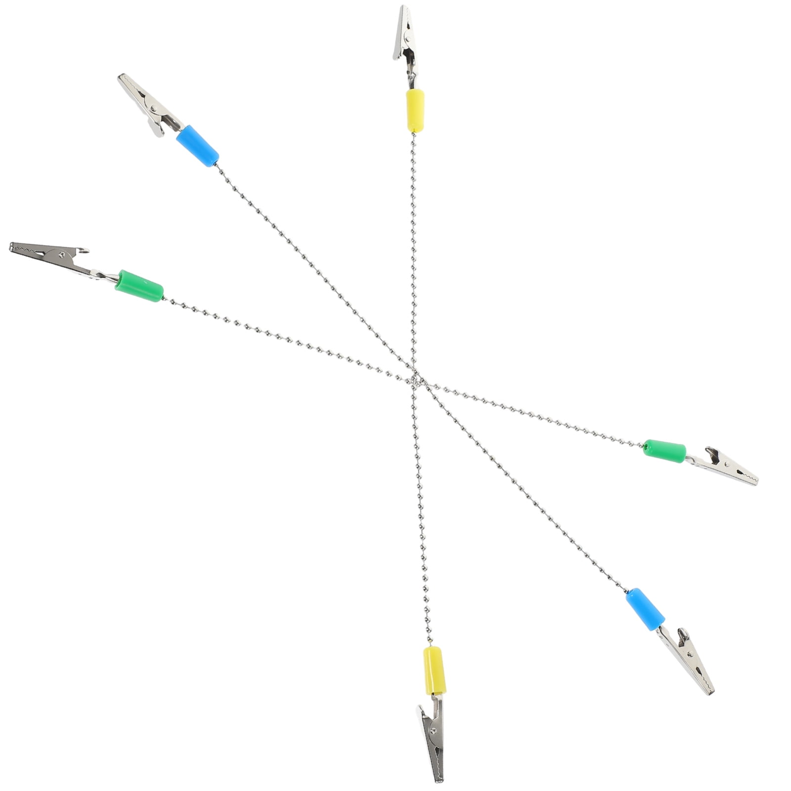 3 Pcs Double-ended Saliva Napkin Clip Scarf Clips Oral Color Bead Chain ...