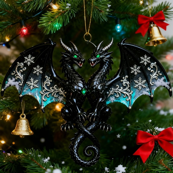 3 Pcs Dragon Christmas Ornament under $5! Xqxayjr Dragon Shaped ...