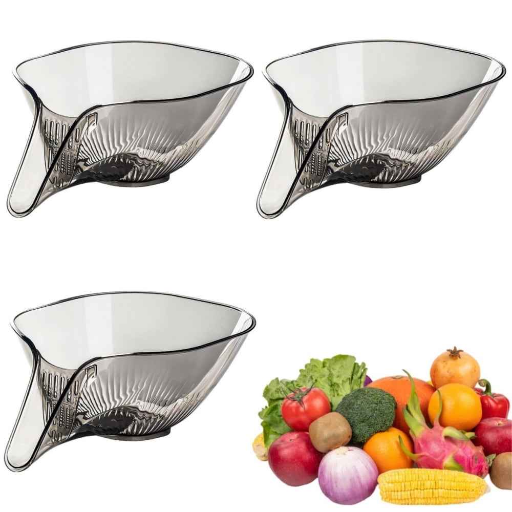 3 Pcs Drainage Basket Funnel, Dingrich Multifunctional Drainage Basket ...
