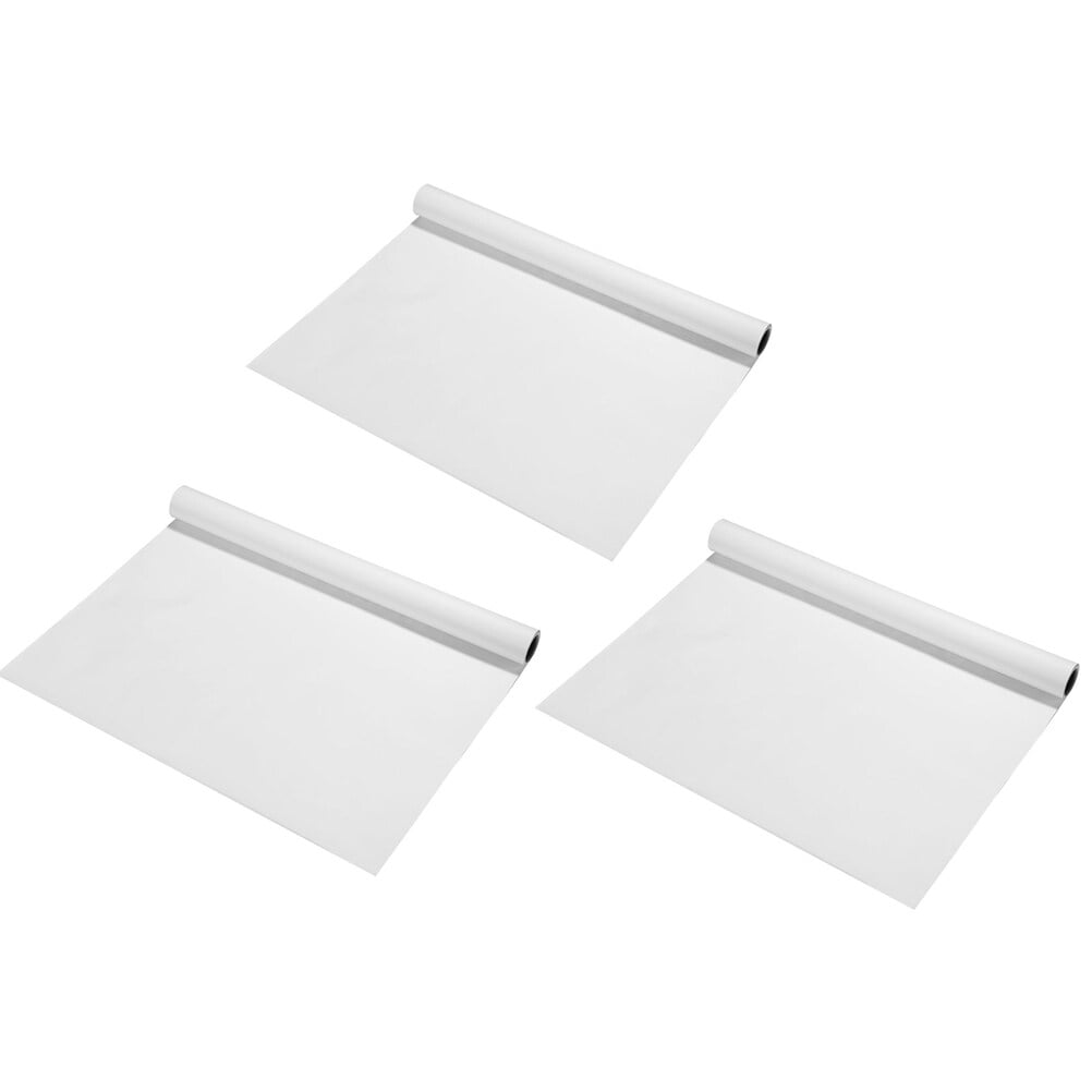 White Drawing Paper Roll for Painting Use 3 Pcs Poster Craft Paper 44 ...