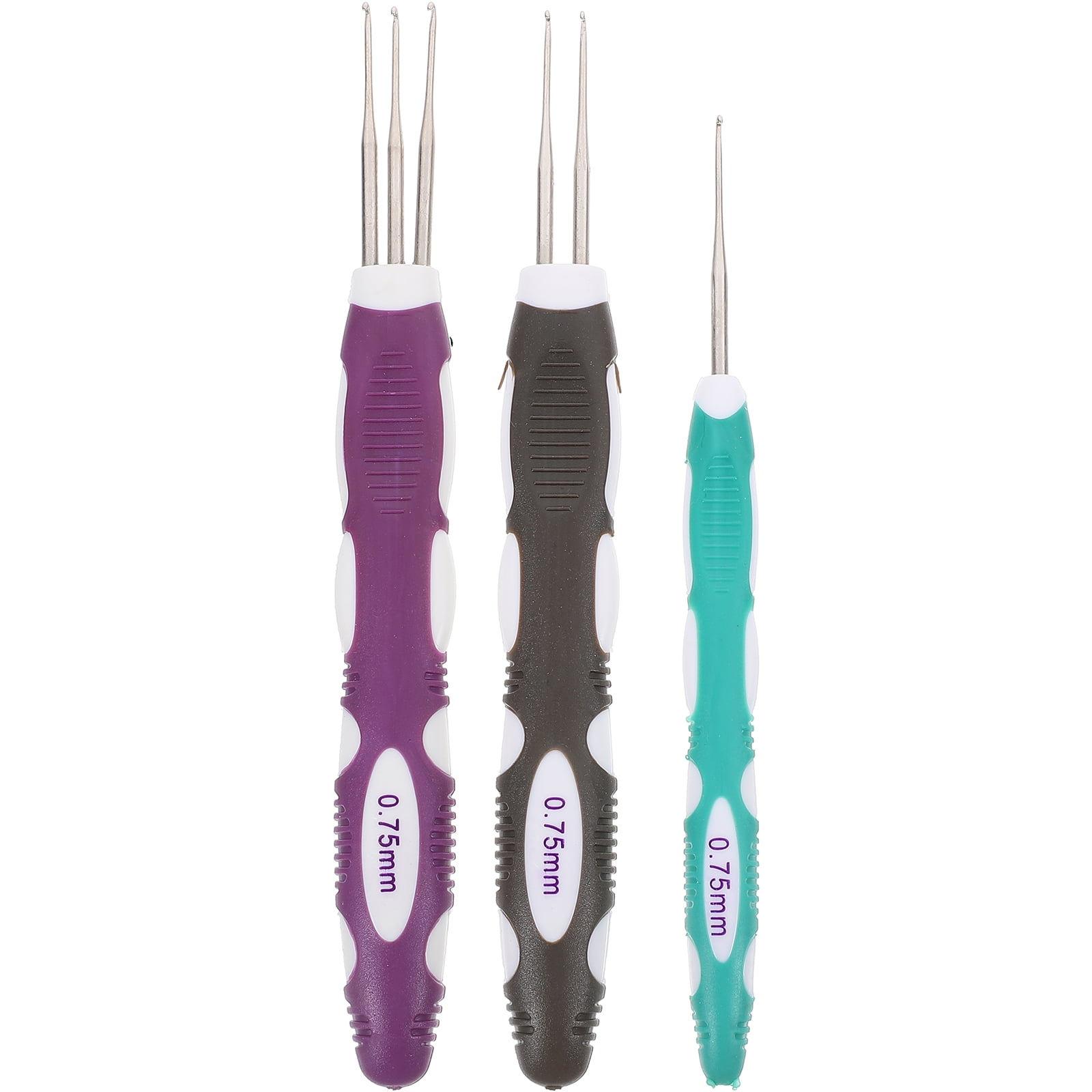 3 Pcs Dreadlock Crochet Kit Crocheting Hooks Crochet Hair Needle Loc ...