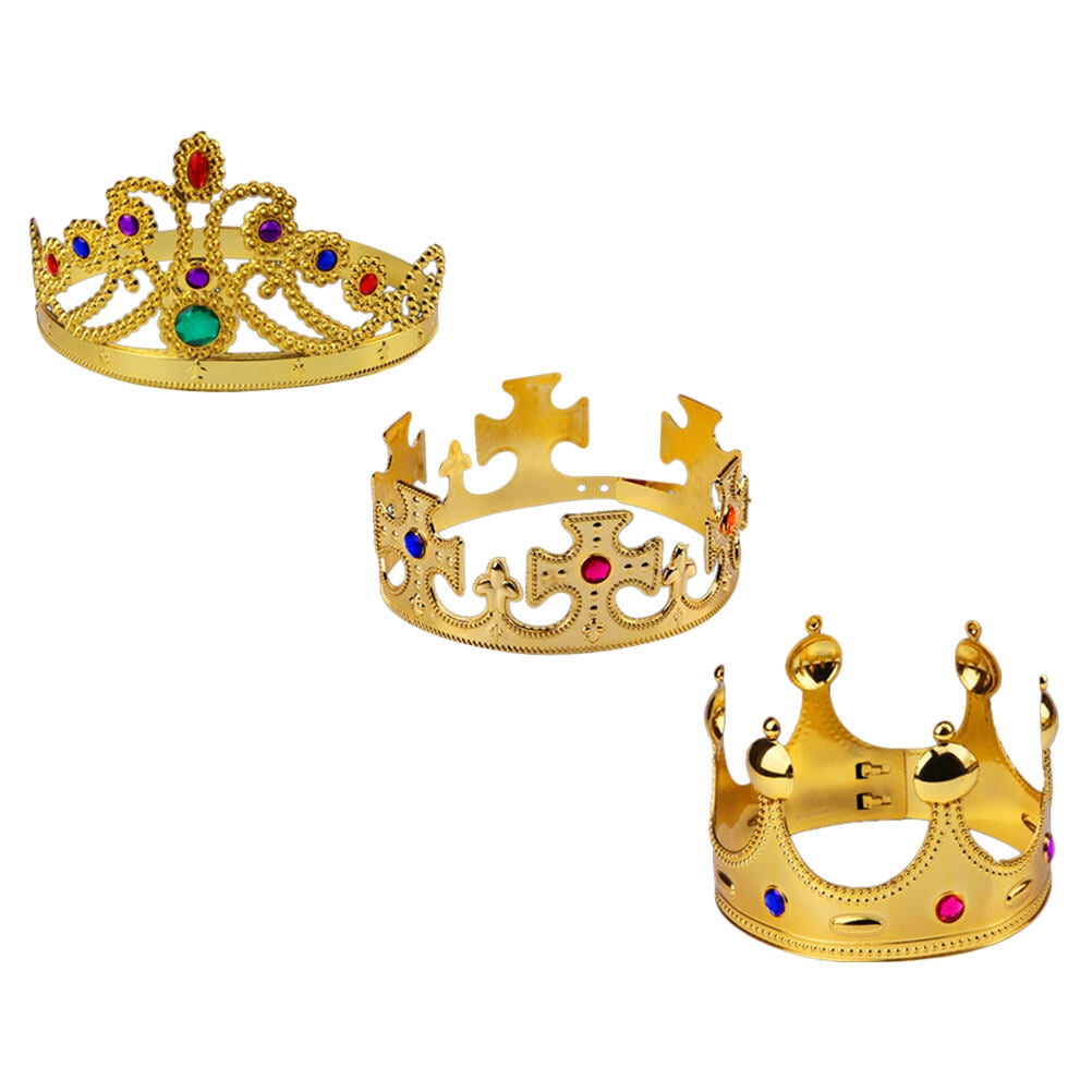3 Pcs Dress up Crown Props Party Headbands Festival Kids Jewelry for ...