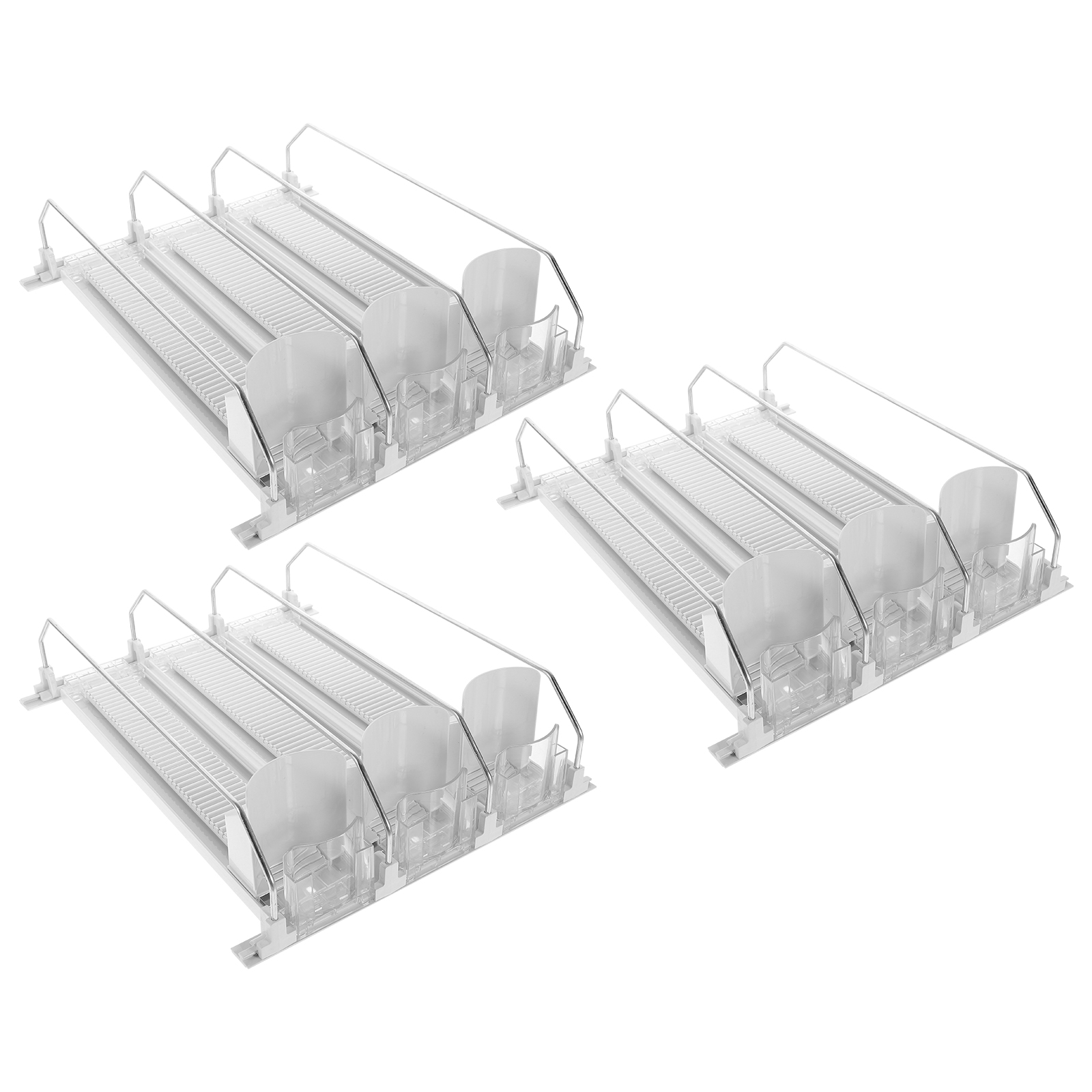 3 Pcs Drink Pusher Merchandise Display Putter Freezer Organizer Vending ...