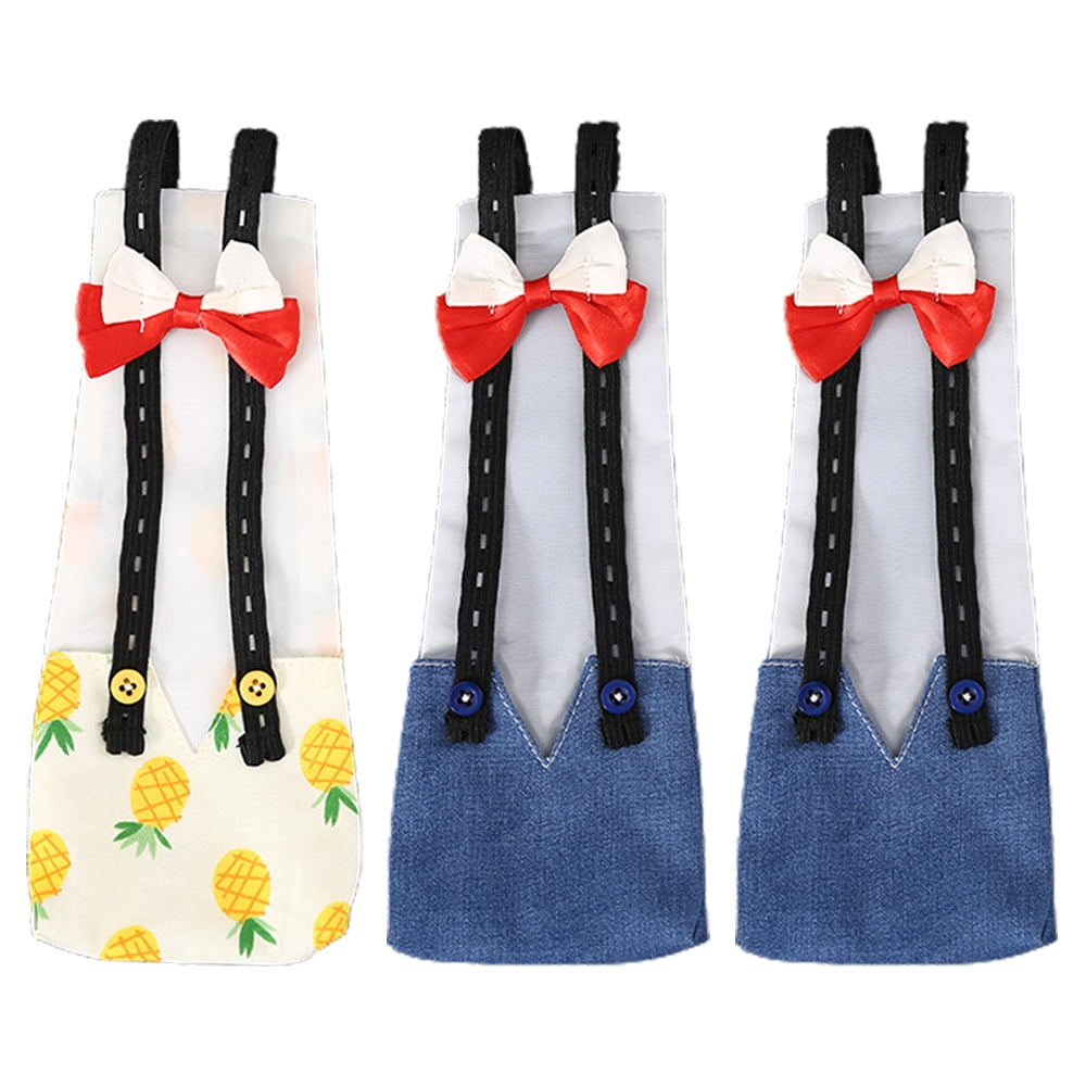 3 Pcs Duck Diapers For Real Ducks Keeping Clean, Adjustable Reusable ...