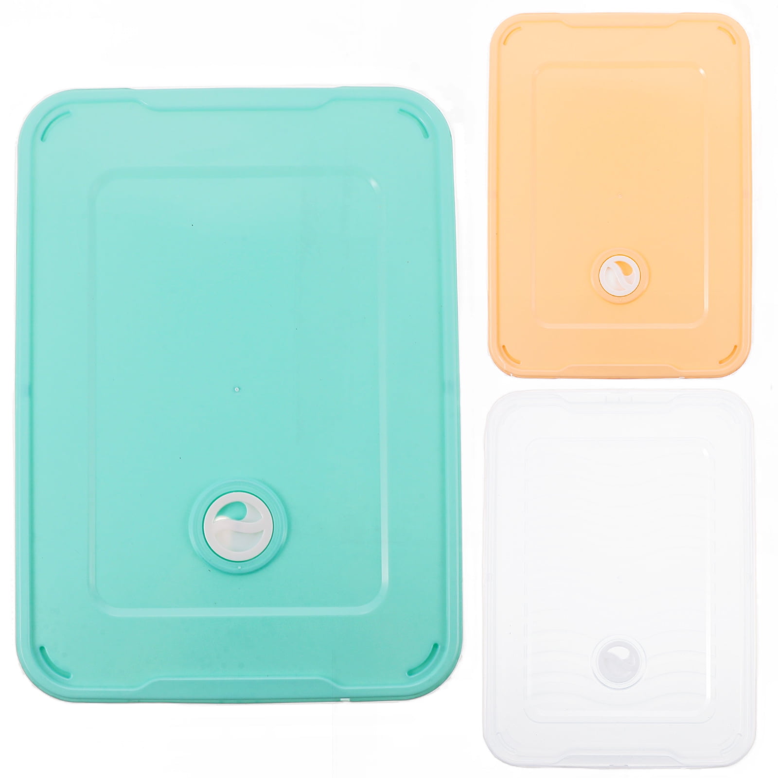 3 Pcs Dumpling Storage Box Dumpling Case Food Container with Lid Cookie ...