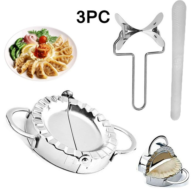 Mrmosy 3 Pcs Stainless Steel Dumpling Makers, Empanadas, Wonton ...