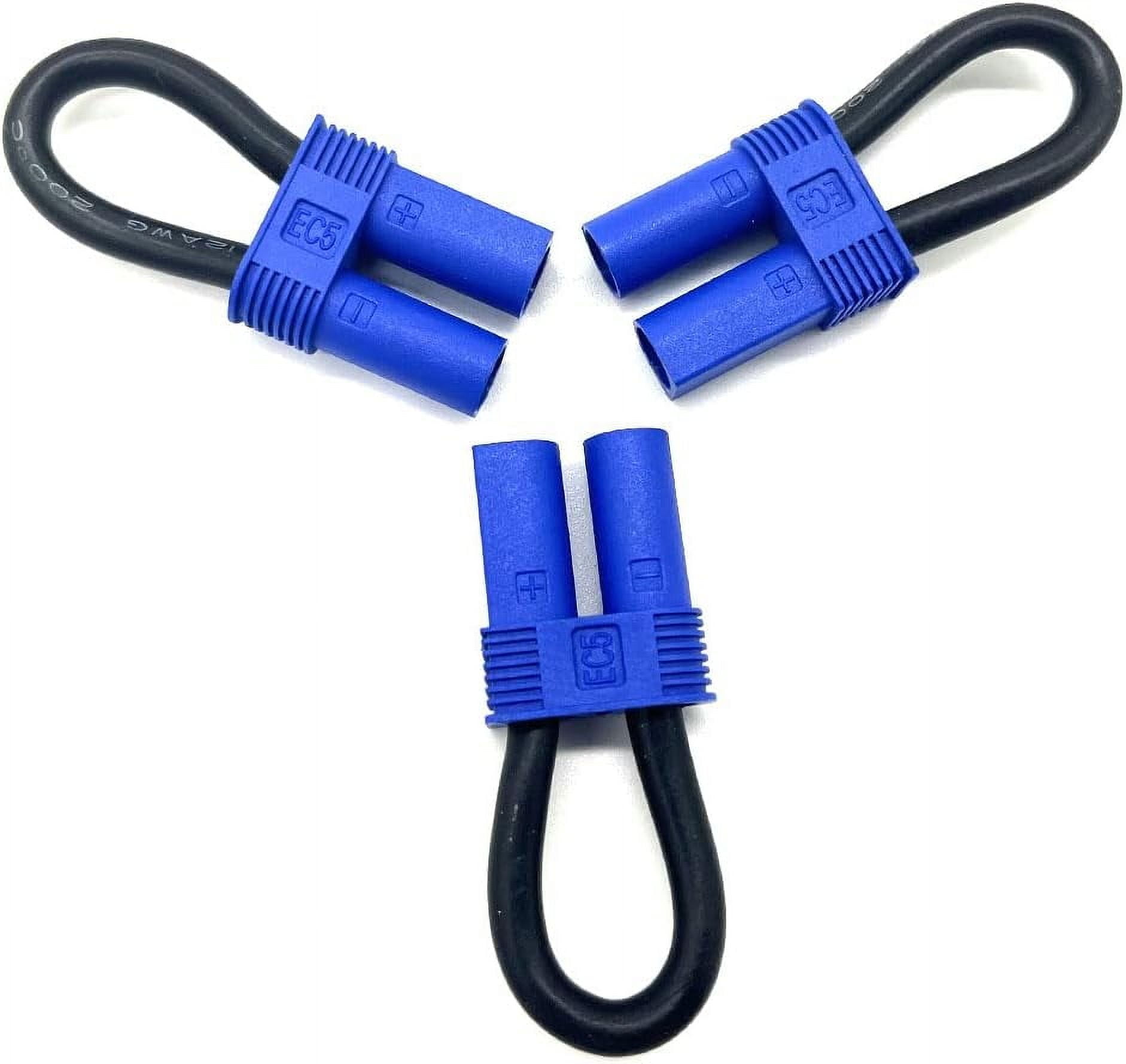 3 Pcs EC5 Bind Plug Loop Connector Short Circut Battery Jumper Cable ...