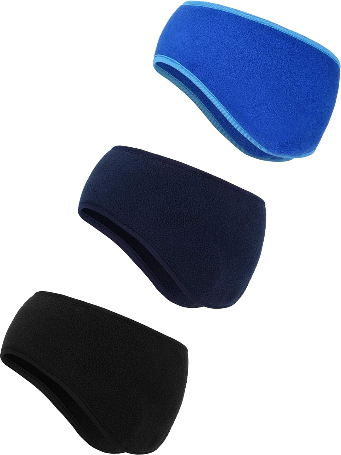 3 Pcs Ear Warmer Fleece Headbands Ear Muffs Winter Running Gear for ...