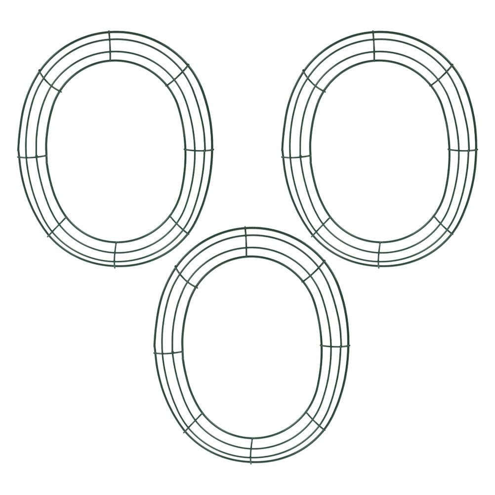 3 Pcs Easter Wreath Hanging Frame Decore Wreaths Garland Ring DIY ...