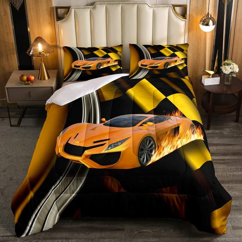 3 Pcs Eiffel Tower Comforter Set City Building of Paris Quilted ...