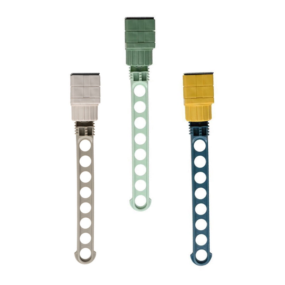 3 Pcs Electric Rotary Clothes Rack Frame Sliding Door Hanger Travel ...