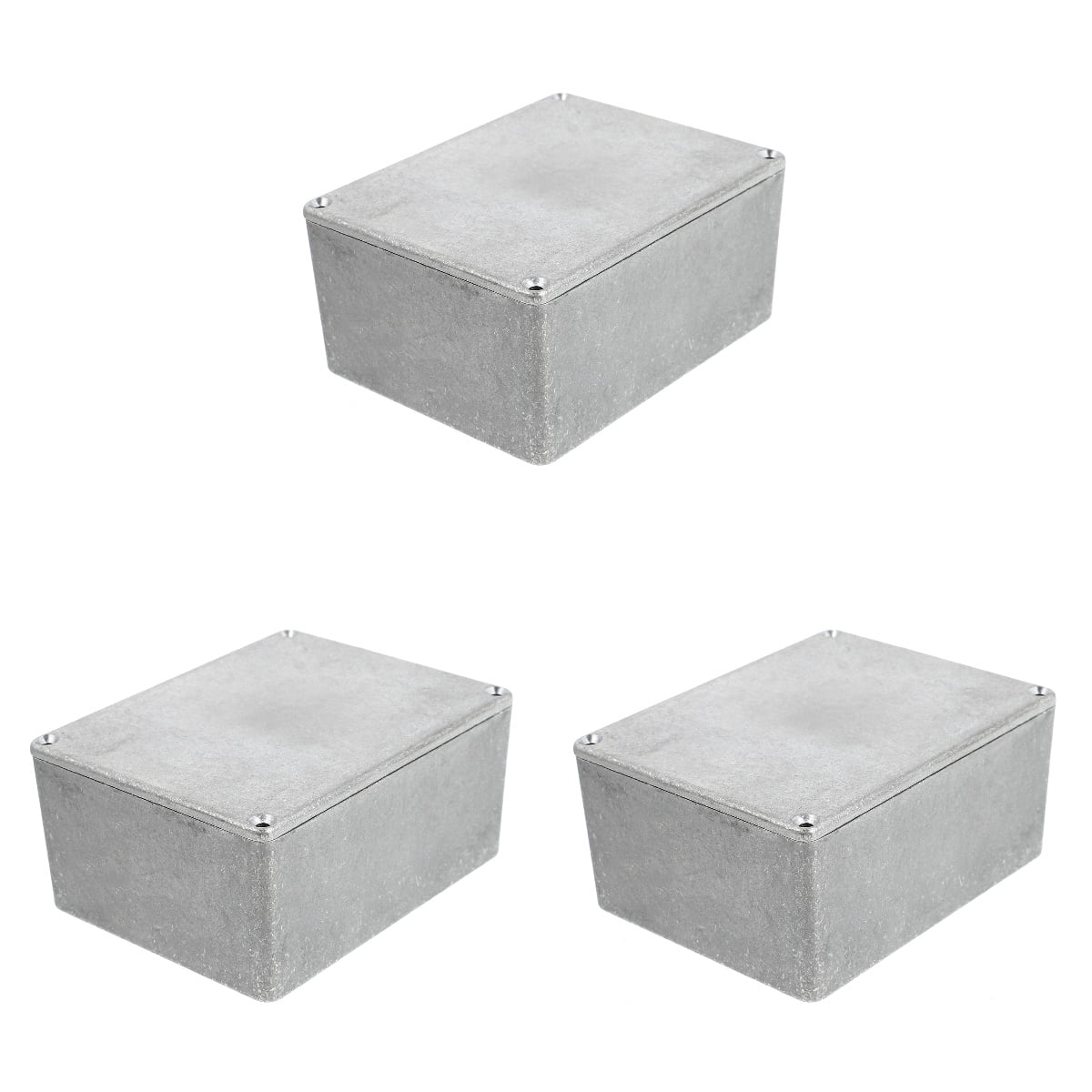 3 Pcs Electrical Board Effect Aluminum Box Guitar Pedal Case - Walmart.com