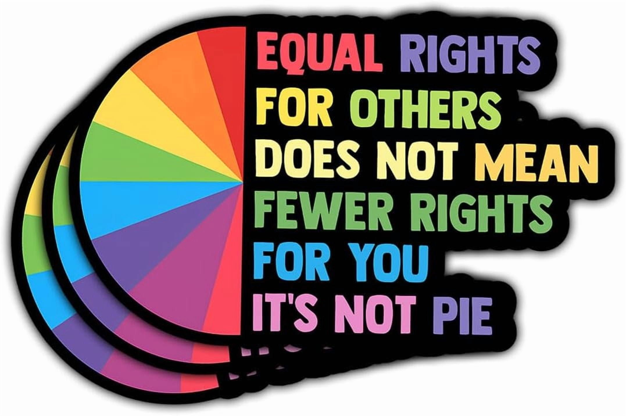 3 Pcs Equal Rights for Others Does Not Mean Fewer Rights for You It's ...
