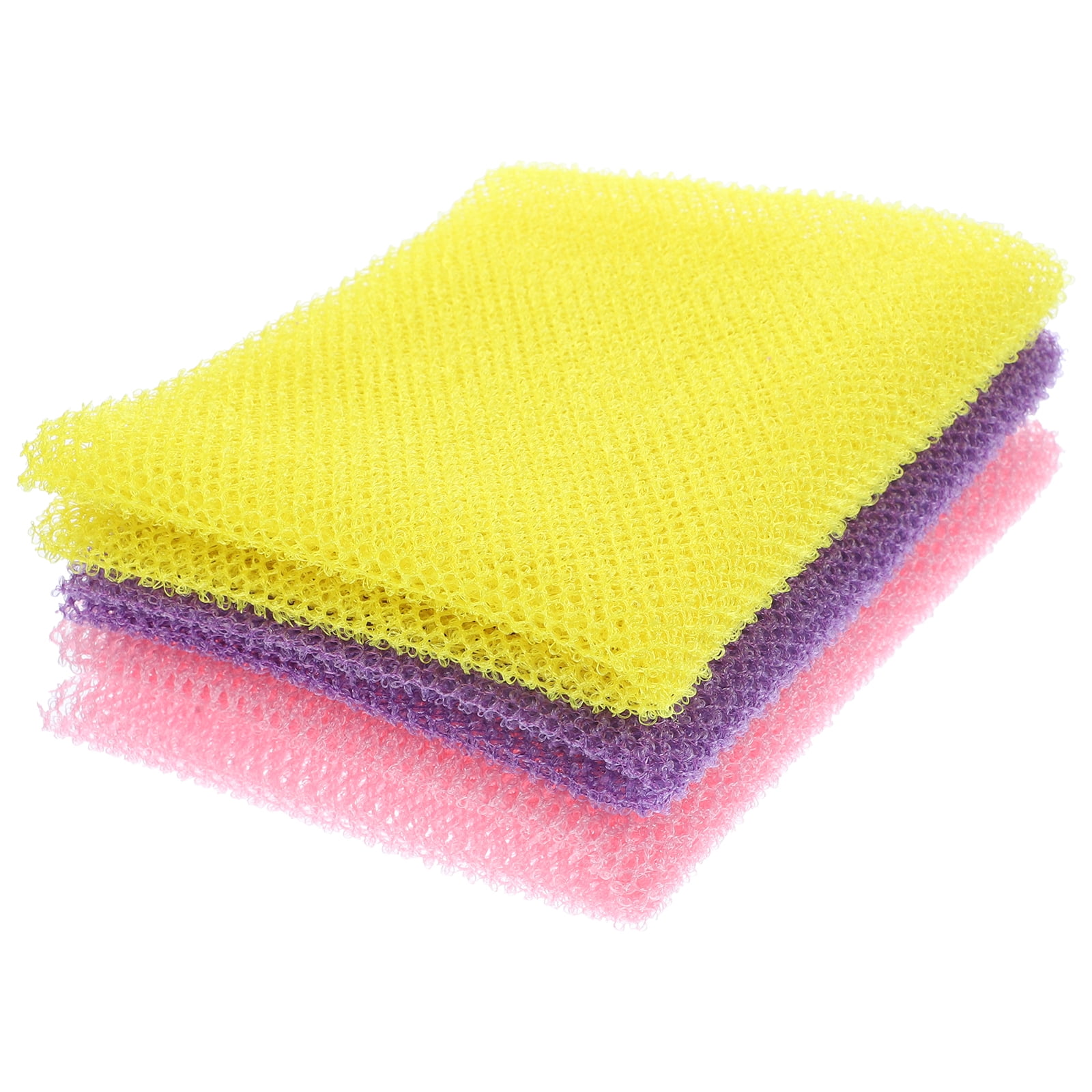 3 Pcs Exfoliating Mesh Practical Washcloth Long Scrubber to Weave ...