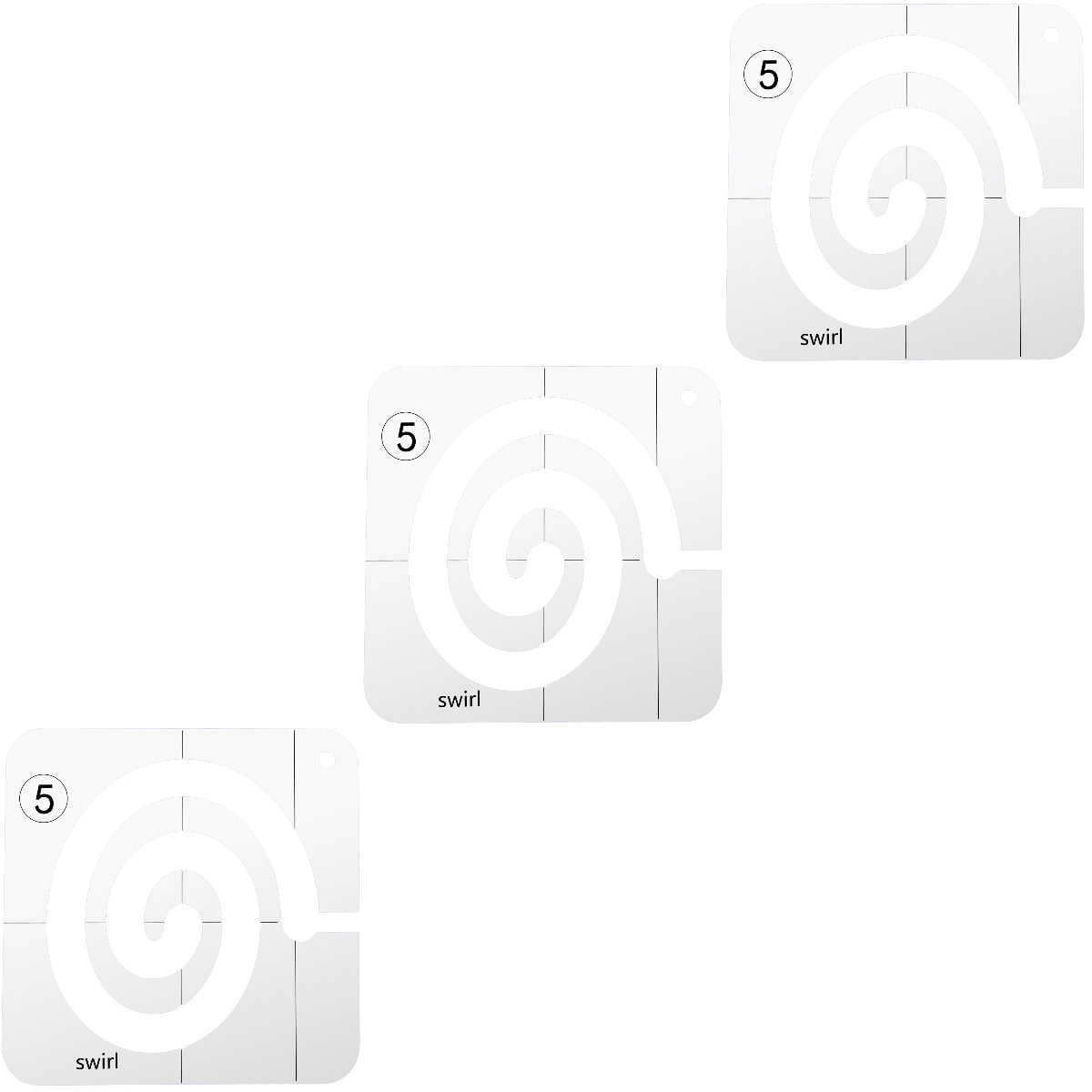3 Pcs Fabric Tape Sewing Patch Ruler Template Patchwork - Walmart.com