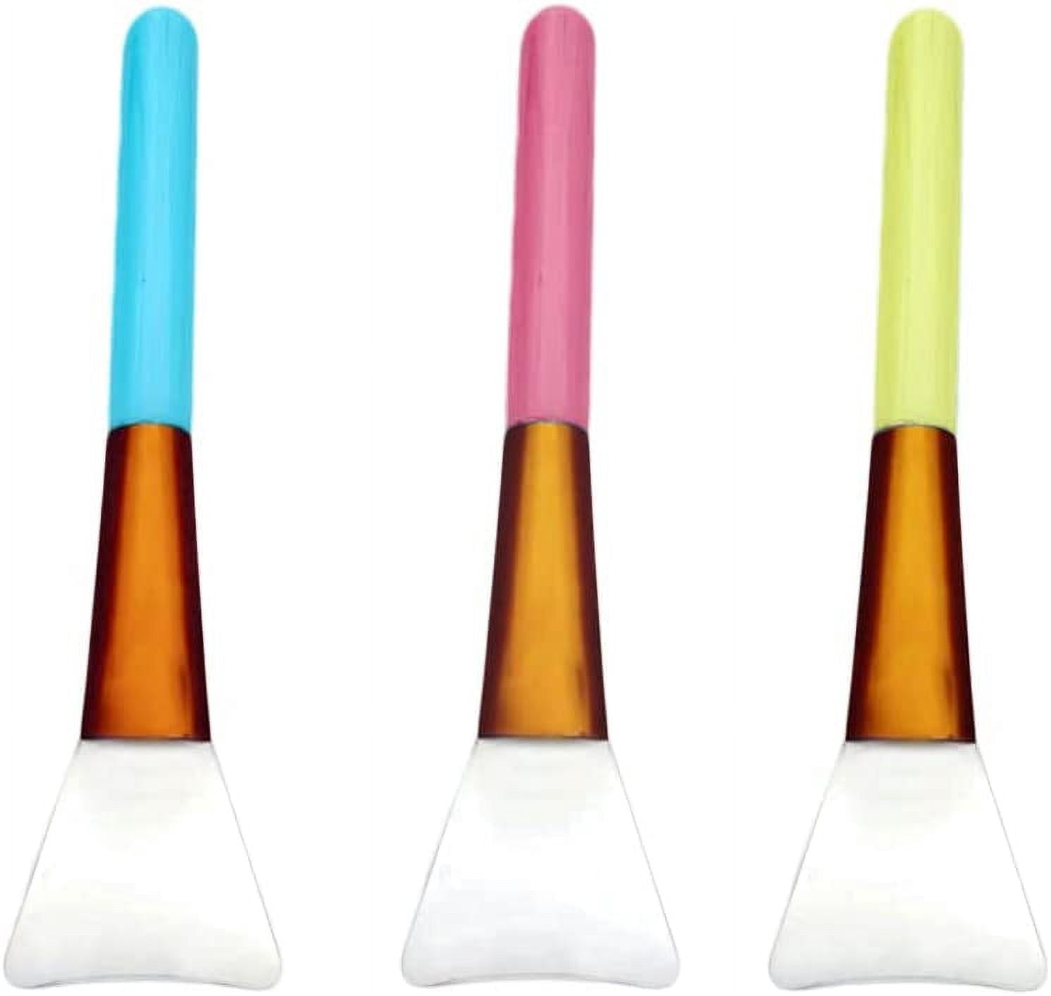 3 Pcs Face Mask Brush, Silicone Face Mask Brushes, Hairless Face Mask ...